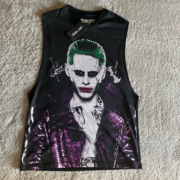Hot Topic | Tops | Hot Topic Suicide Squad Joker Tank | Poshmark